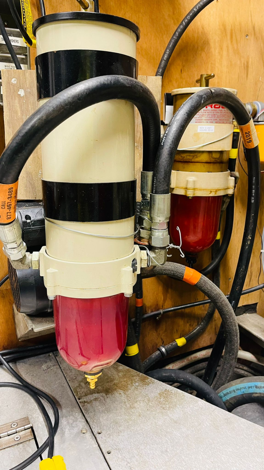 What do I do if the fuel in my boat is not bright and clear but is ...