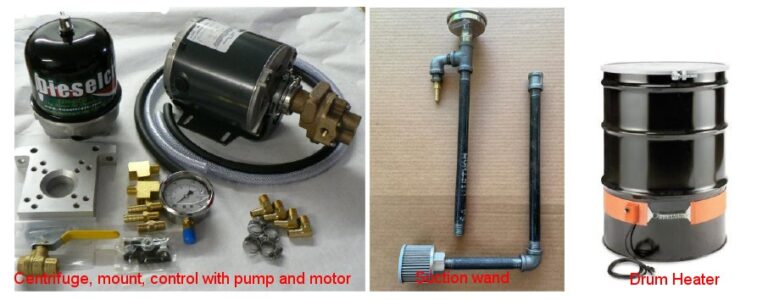 Waste Oil Centrifuge Filtration Kits | WVO &| WMO Centrifuges